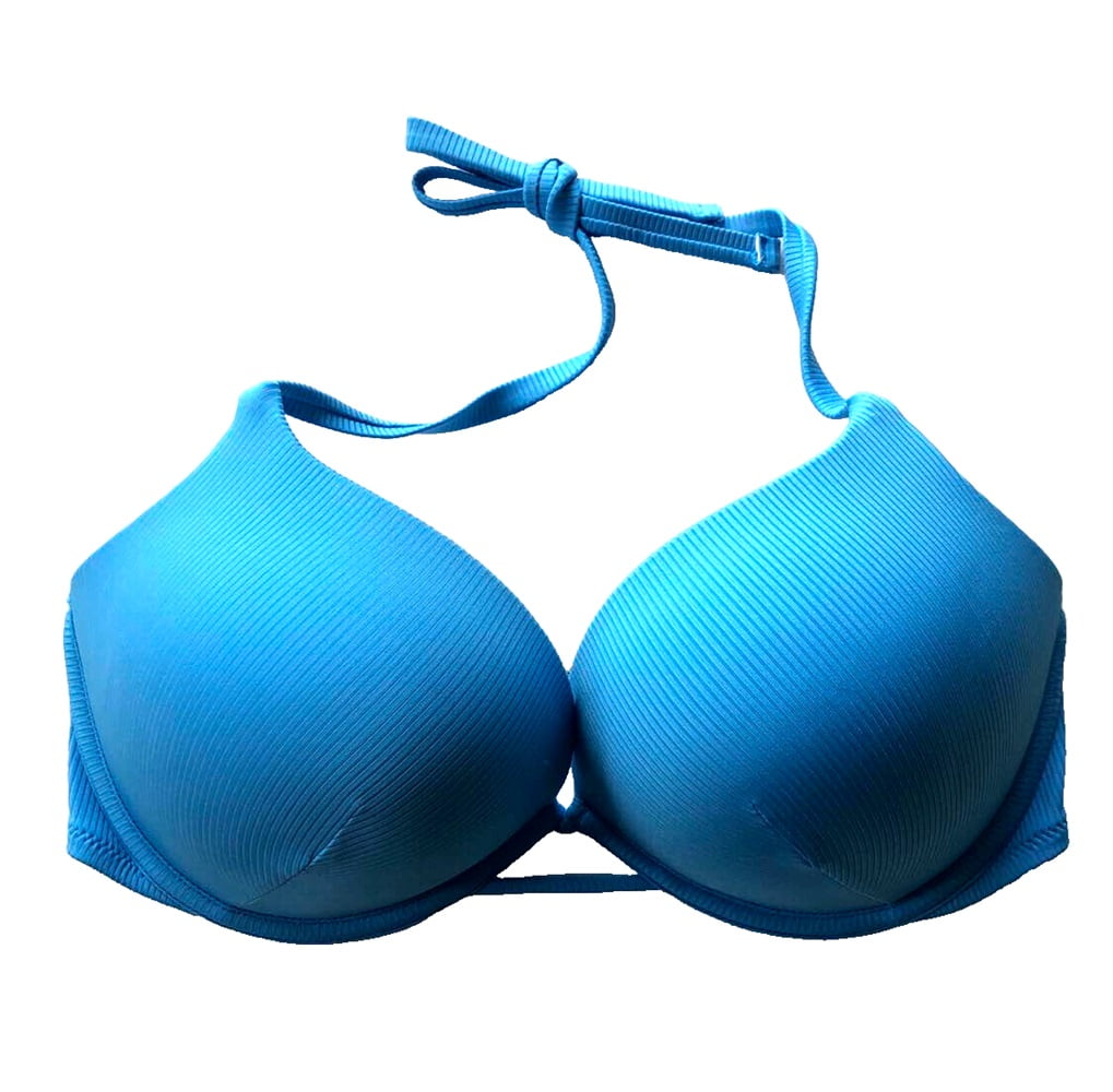 Victoria's Secret Swim Bombshell Add-2-Cups Push Up Halter Bikini Top ...