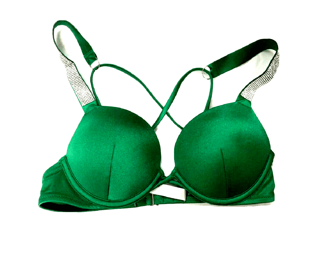 Victoria's Secret Swim Bombshell Push Up Bikini Top Shine Strappy Strap ...