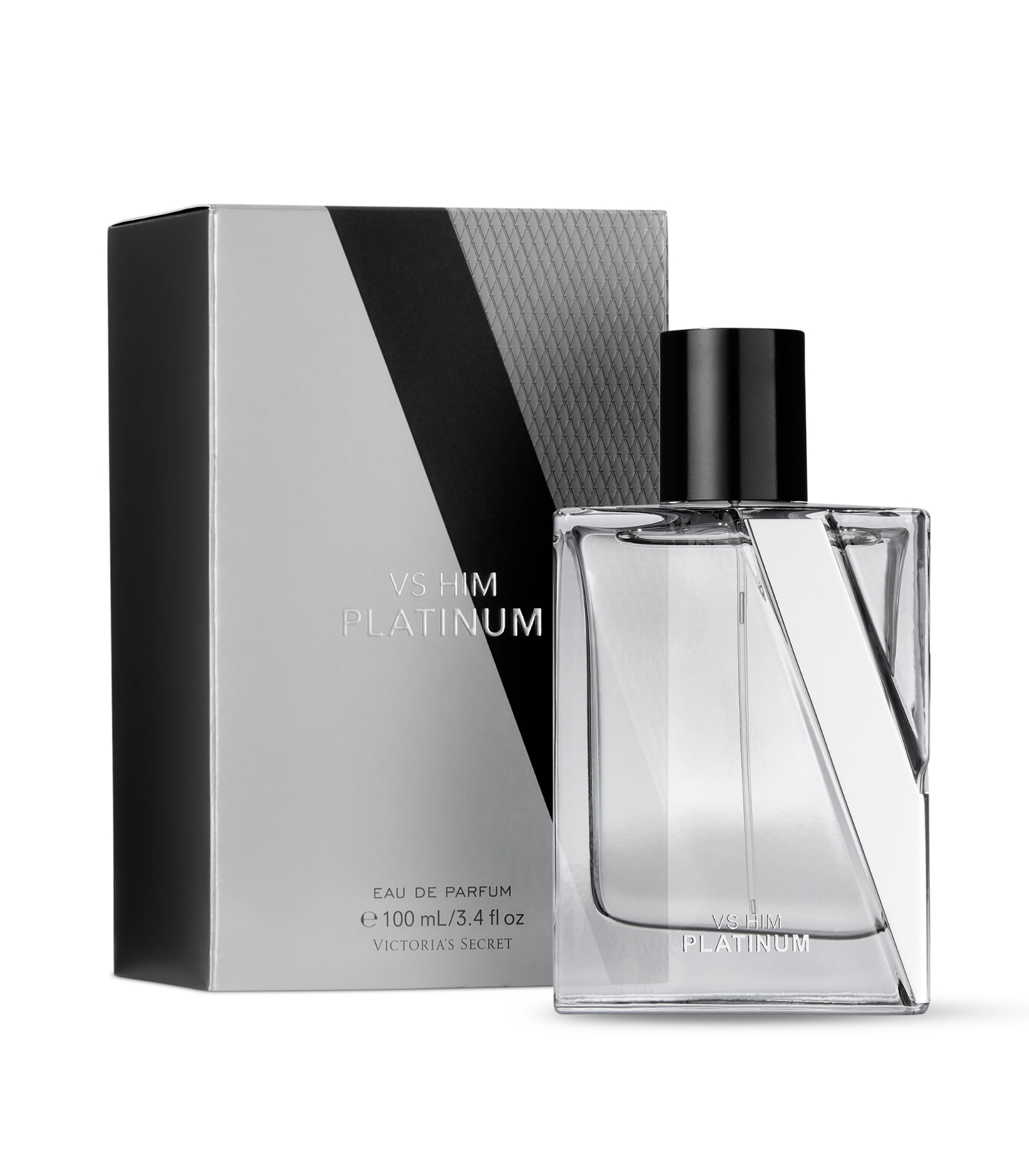 Victoria's Secret VS Him Platinum Men's Cologne, Aromatic Woody, 3.4 oz ...