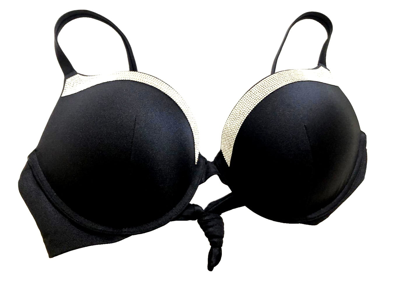 Victoria's Secret Very Sexy Rhinestone Shine Push-up Bikini Swim Top ...