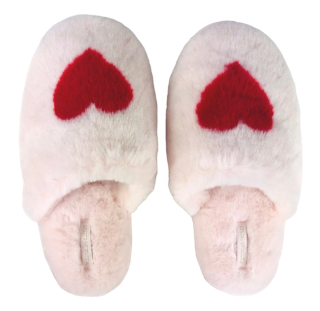 Victoria's Secret Fluffy Fuzzy Closed Toe Women's Faux Fur Slippers ...