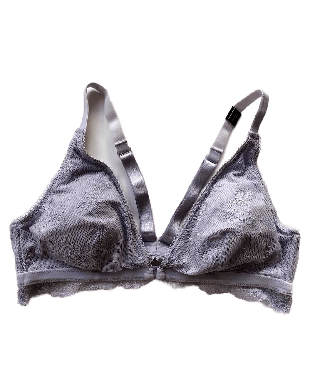 Victoria's Secrets Chantilly Lace Front Close Bralette Lilac with ...