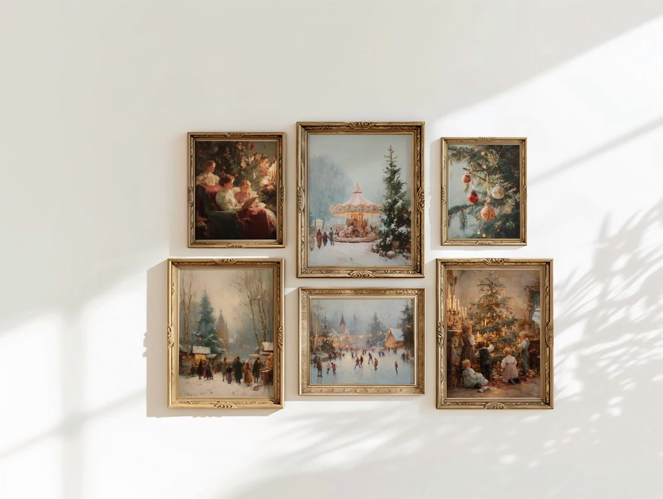 Victorian Art PrintsVillage Scenes Poster Decor Wall Art Wall Decor ...