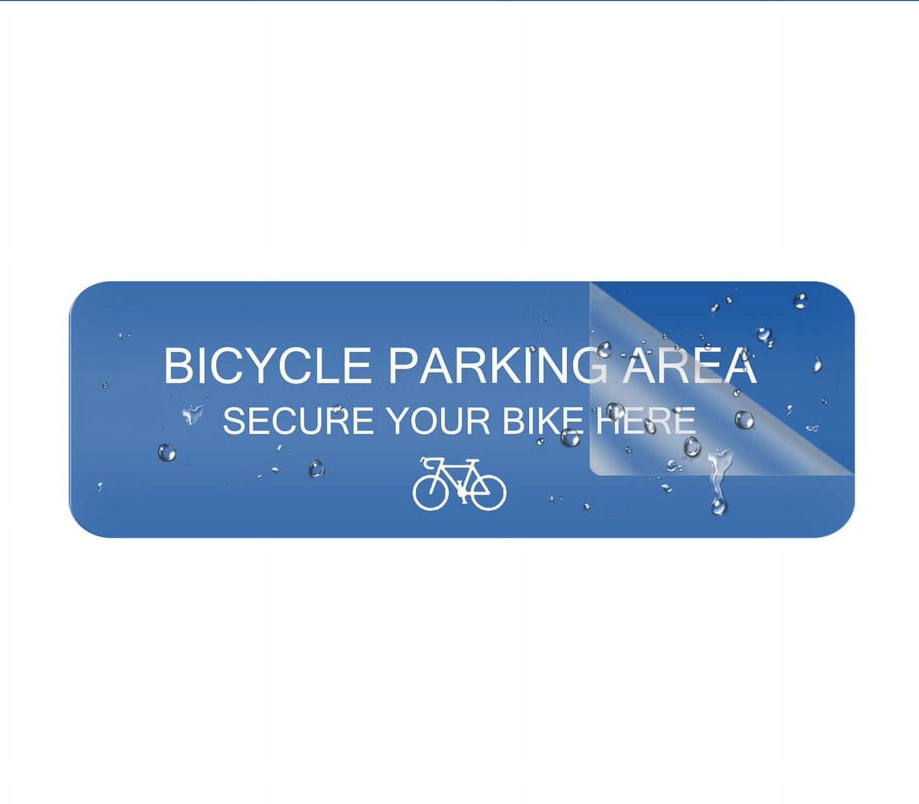 Victorian Bicycle Parking Area Secure Your Bike Here Laser Engraved ...