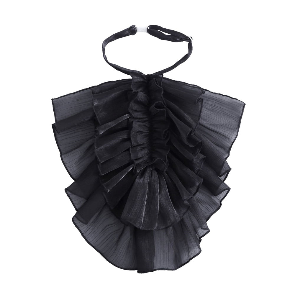 Victorian Collar Ruff Jabot Neck Collar Gothic Lolita Collar Vintage ...