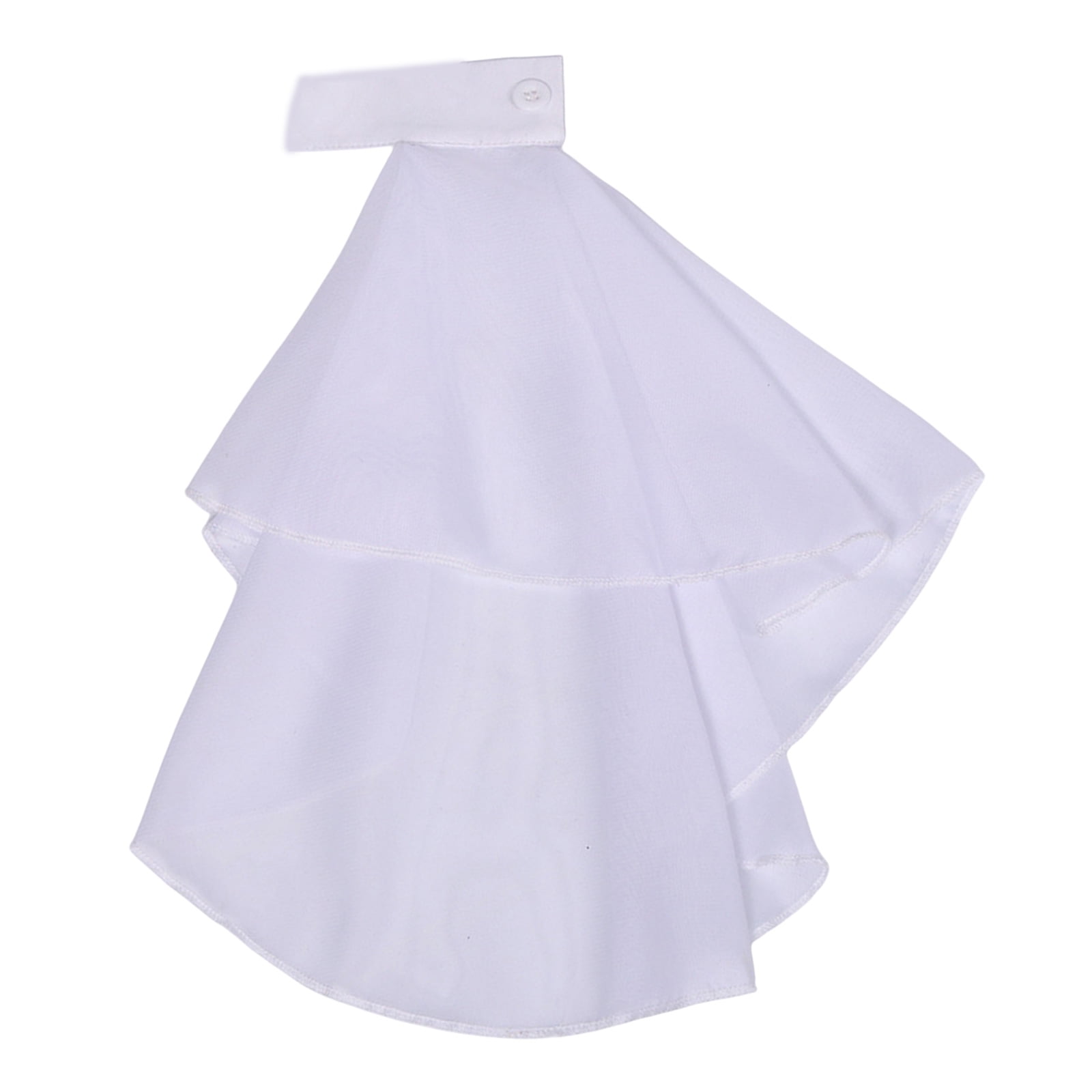 Victorian Colonial Jabot Steampunk Detachable Ruffled False Collar ...