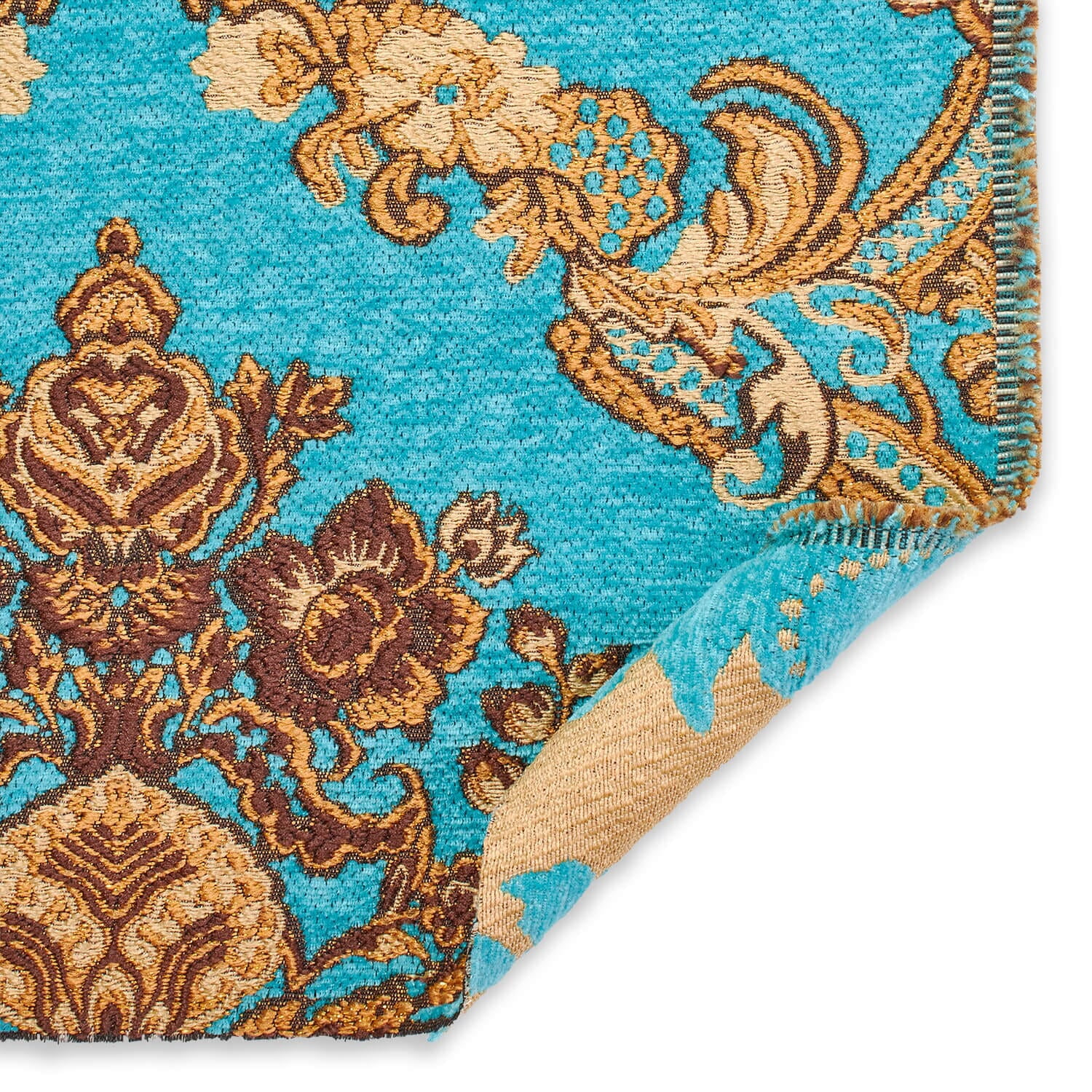 Victorian Damask Chenille Upholstery Brocade Jacquard 56/57 Inch ...
