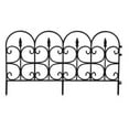 Victorian Fleur De Lis Medium Resin Garden Fence, 26 ft. - Walmart.com