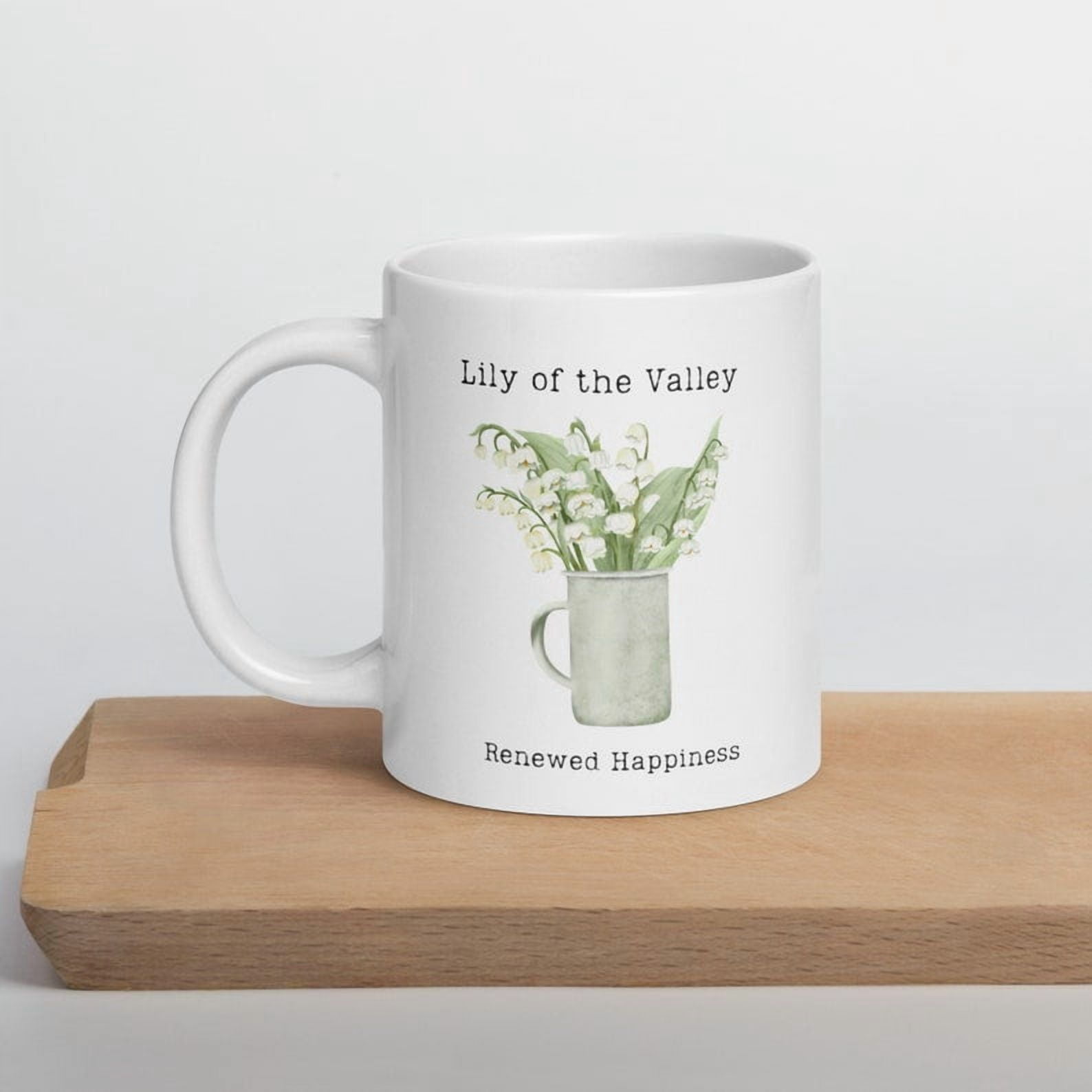 Victorian Flower Language Lily of the Valley Renewed Happiness White ...