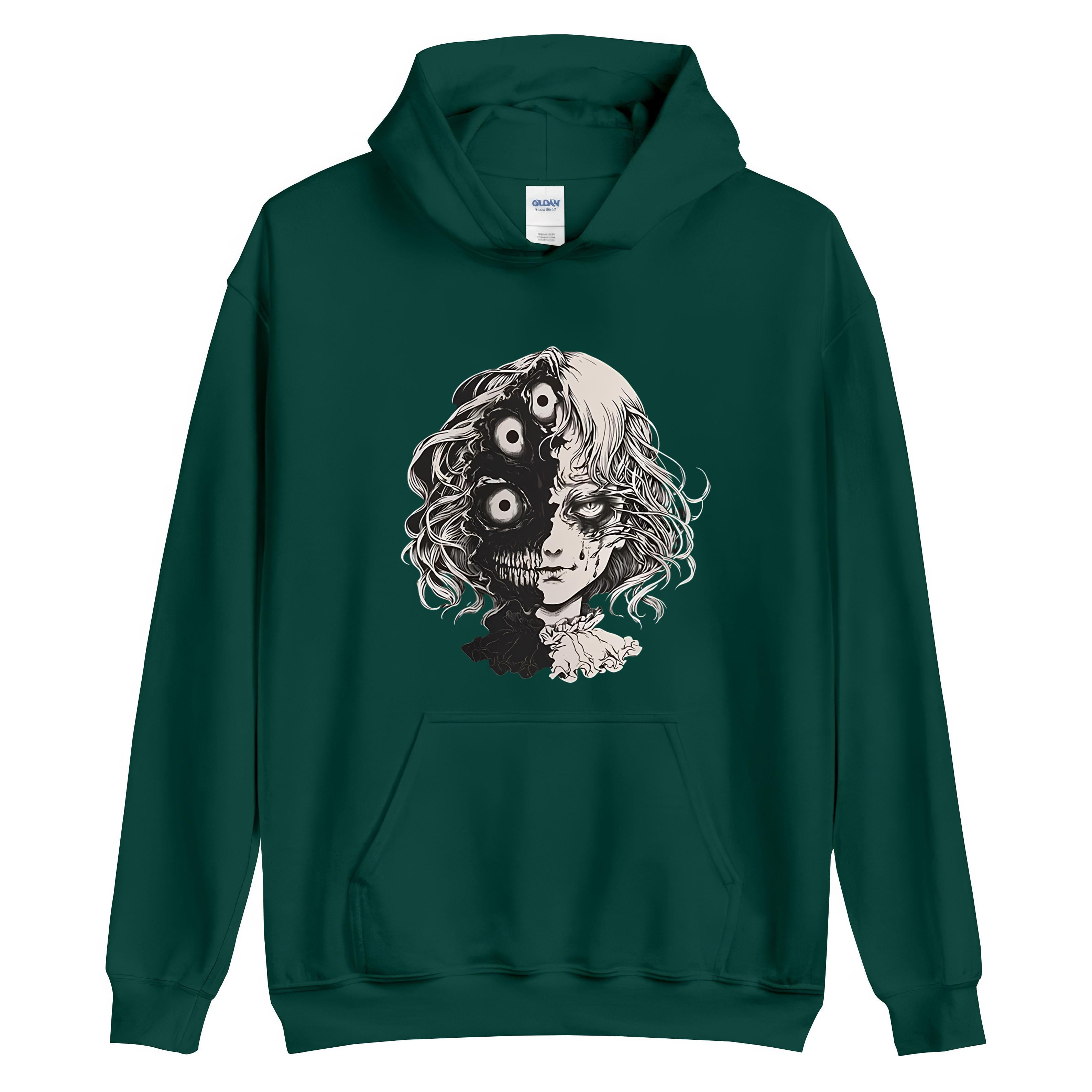 Victorian Gothic Ghost Girl Hoodie , Horror Gore Shirt , Halloween ...