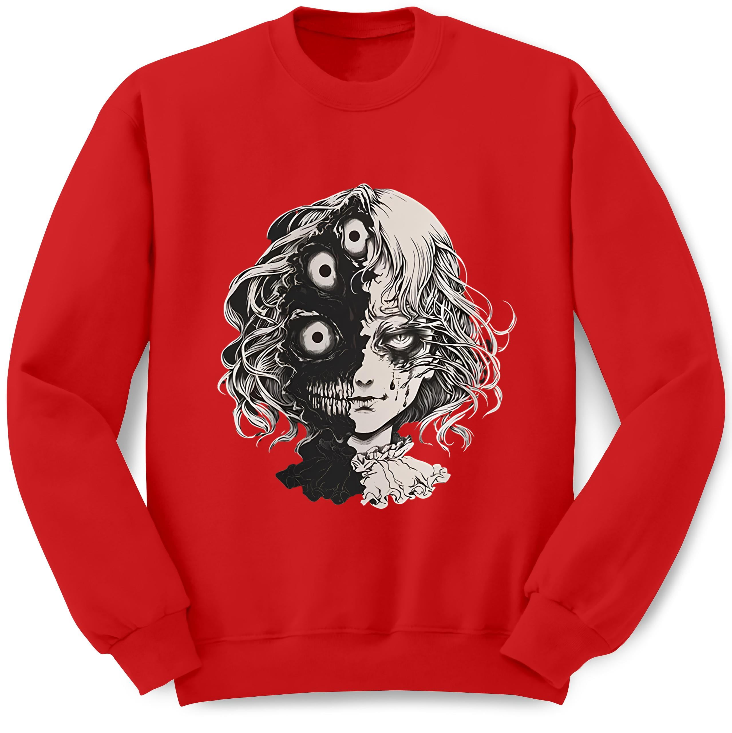 Victorian Gothic Ghost Girl Sweatshirt , Horror Gore Shirt , Halloween ...