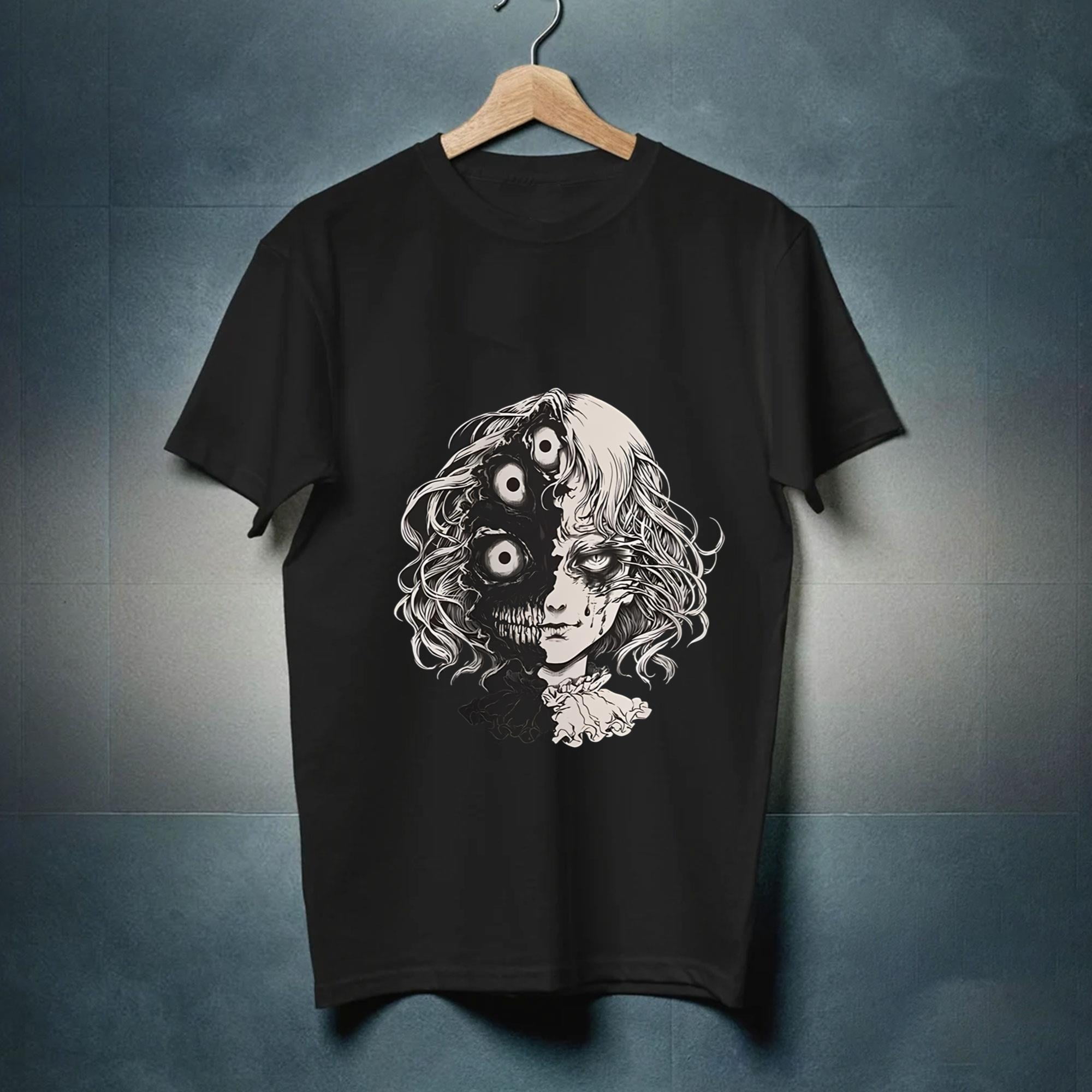 Victorian Gothic Ghost Girl T-Shirt , Horror Gore Shirt , Halloween ...