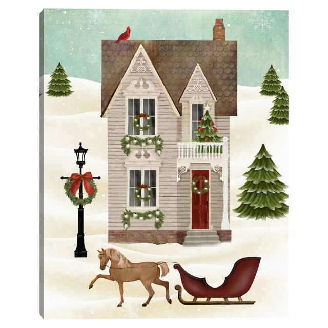 Victorian House by Beth Albert Canvas Art Print - Walmart.com