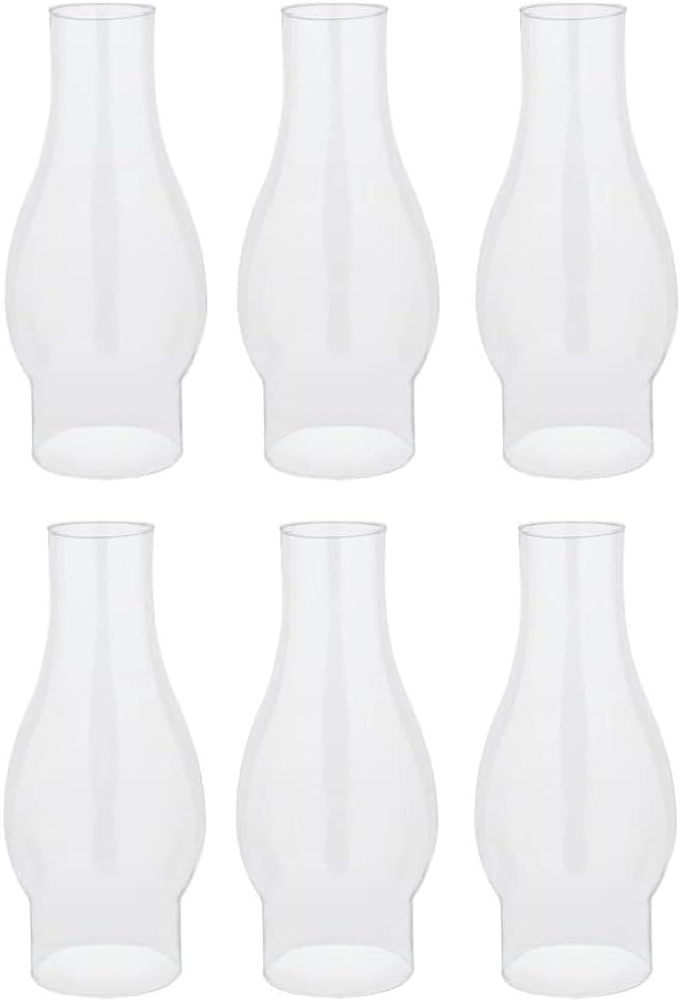 Victorian Hurricane Chimney Lamp Globe Replacement, 8-1/2 Inch ...