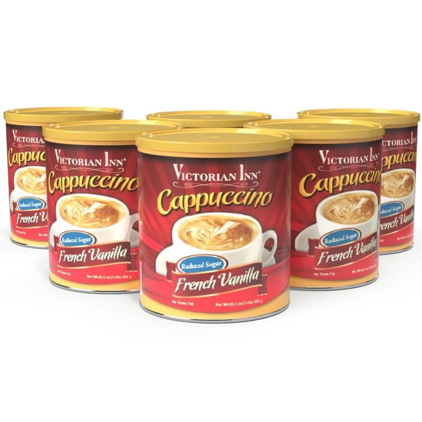 Victorian Inn Instant Cappuccino - French Vanilla - Reduced Sugar ...