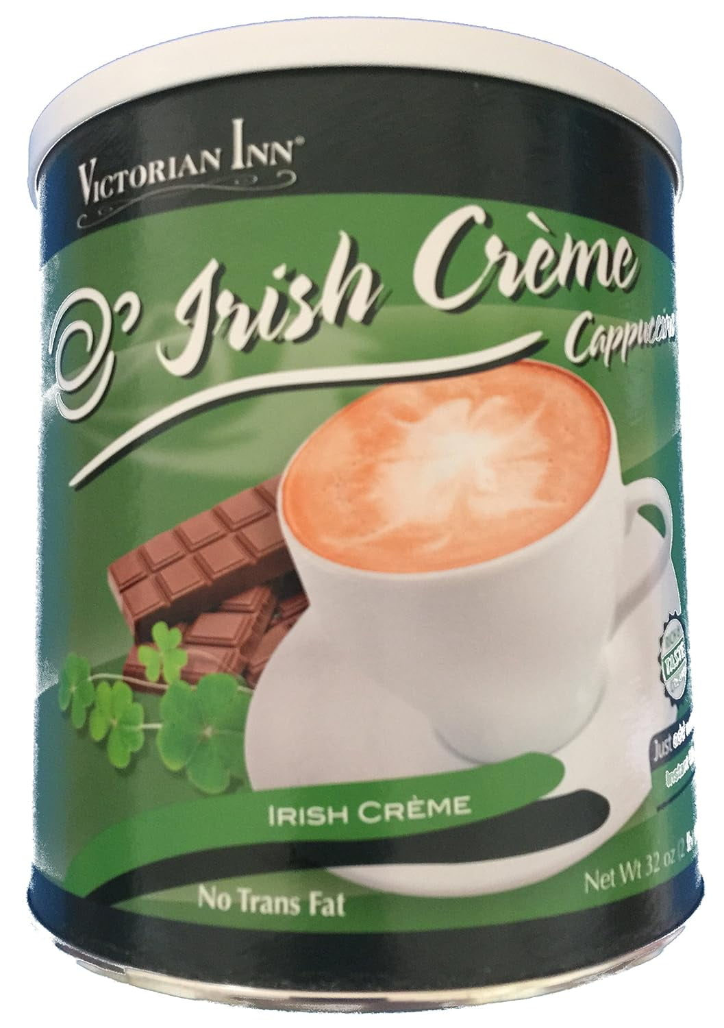 Victorian Inn Instant Cappuccino - Irish Crème Flavor - Ideal Coffee ...