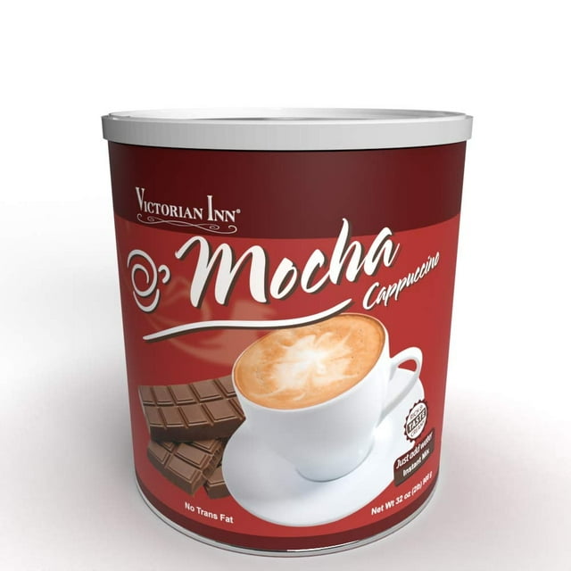 Victorian Inn Instant Cappuccino - Mocha Flavor - Rich & Velvety Coffee ...