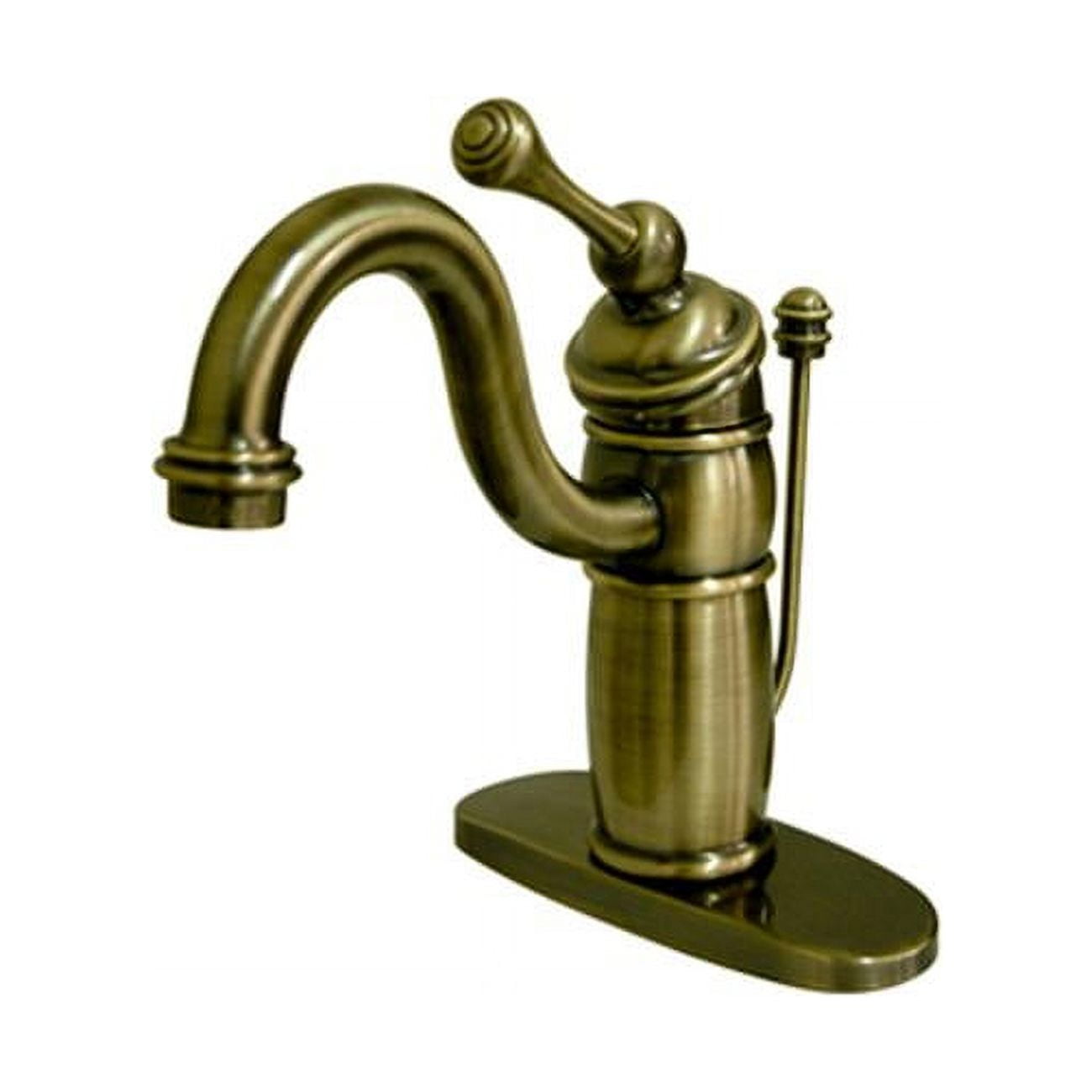 Victorian Mono Block Bathroom Faucet Antique Brass - Walmart.com