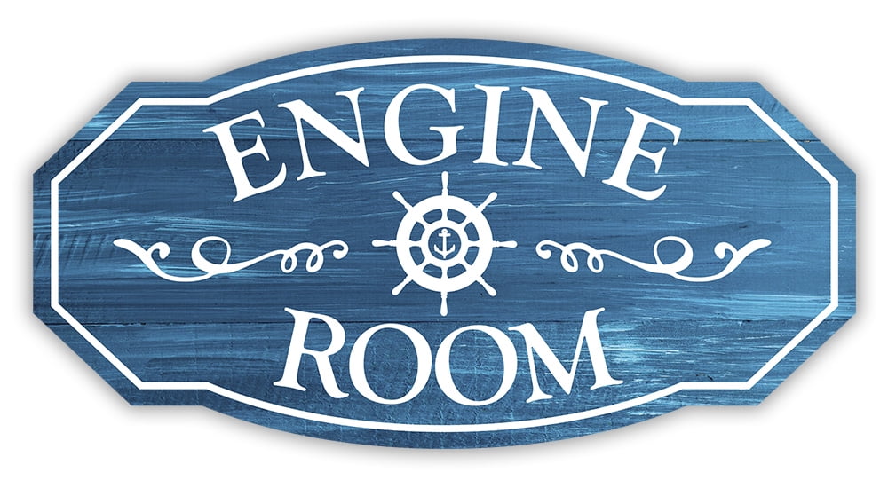 Victorian Plus Engine Room Wall or Door Sign | Easy Installation ...
