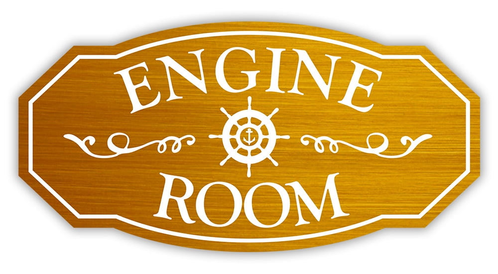 Victorian Plus Engine Room Wall or Door Sign | Easy Installation ...