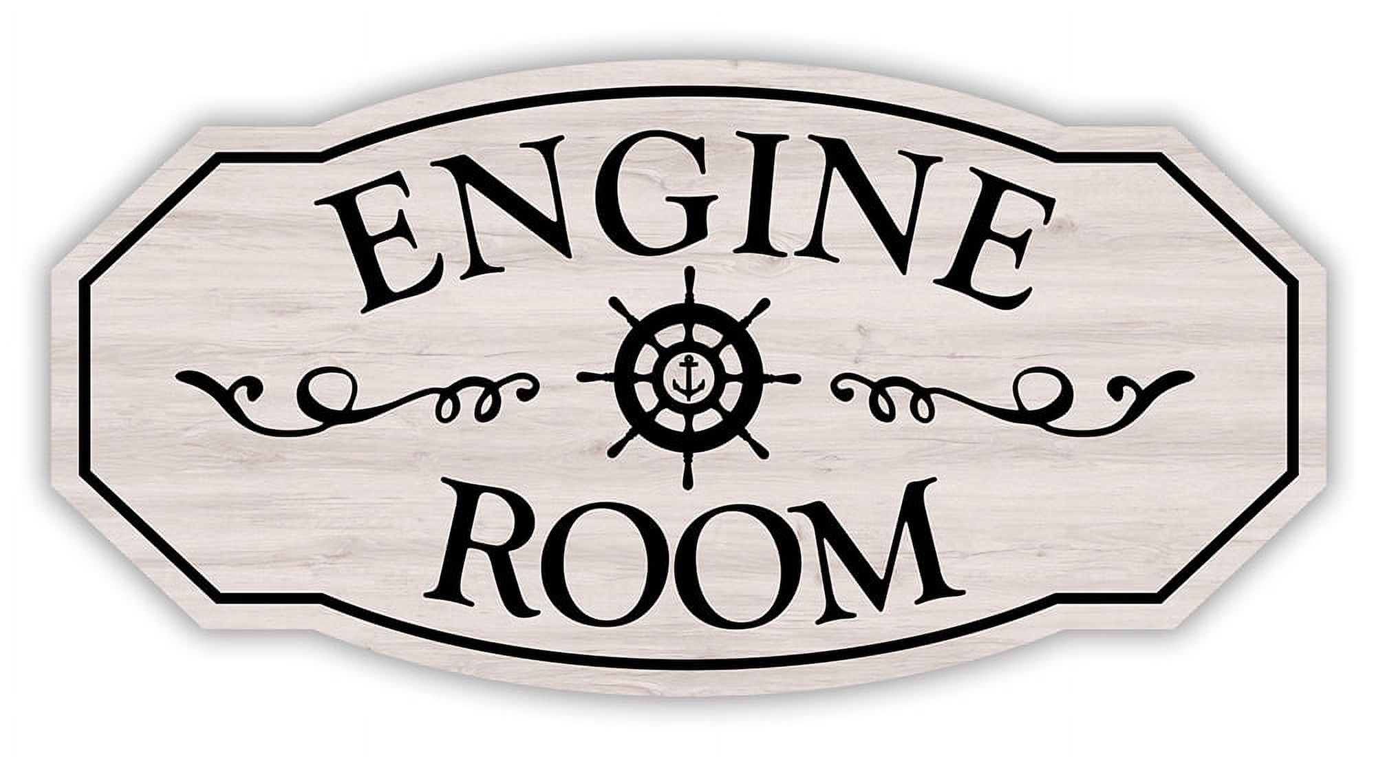 Victorian Plus Engine Room Wall or Door Sign | Easy Installation ...