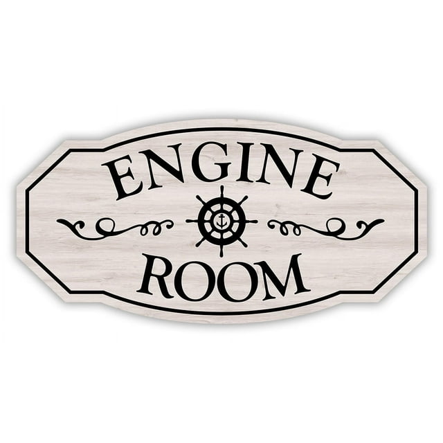 Victorian Plus Engine Room Wall or Door Sign | Easy Installation ...