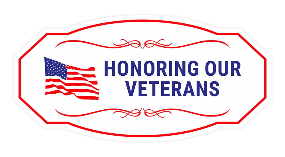 Victorian Plus Honoring Our Veterans Wall or Door Sign | Honor Veterans ...