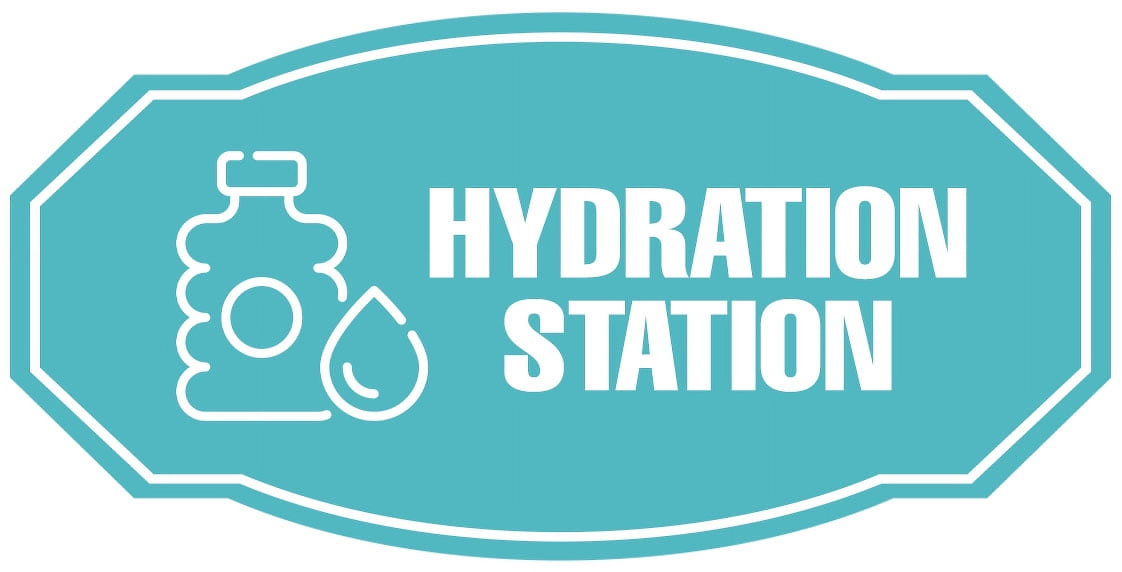 Victorian Plus Hydration Station Wall or Door Sign | Business & Public ...