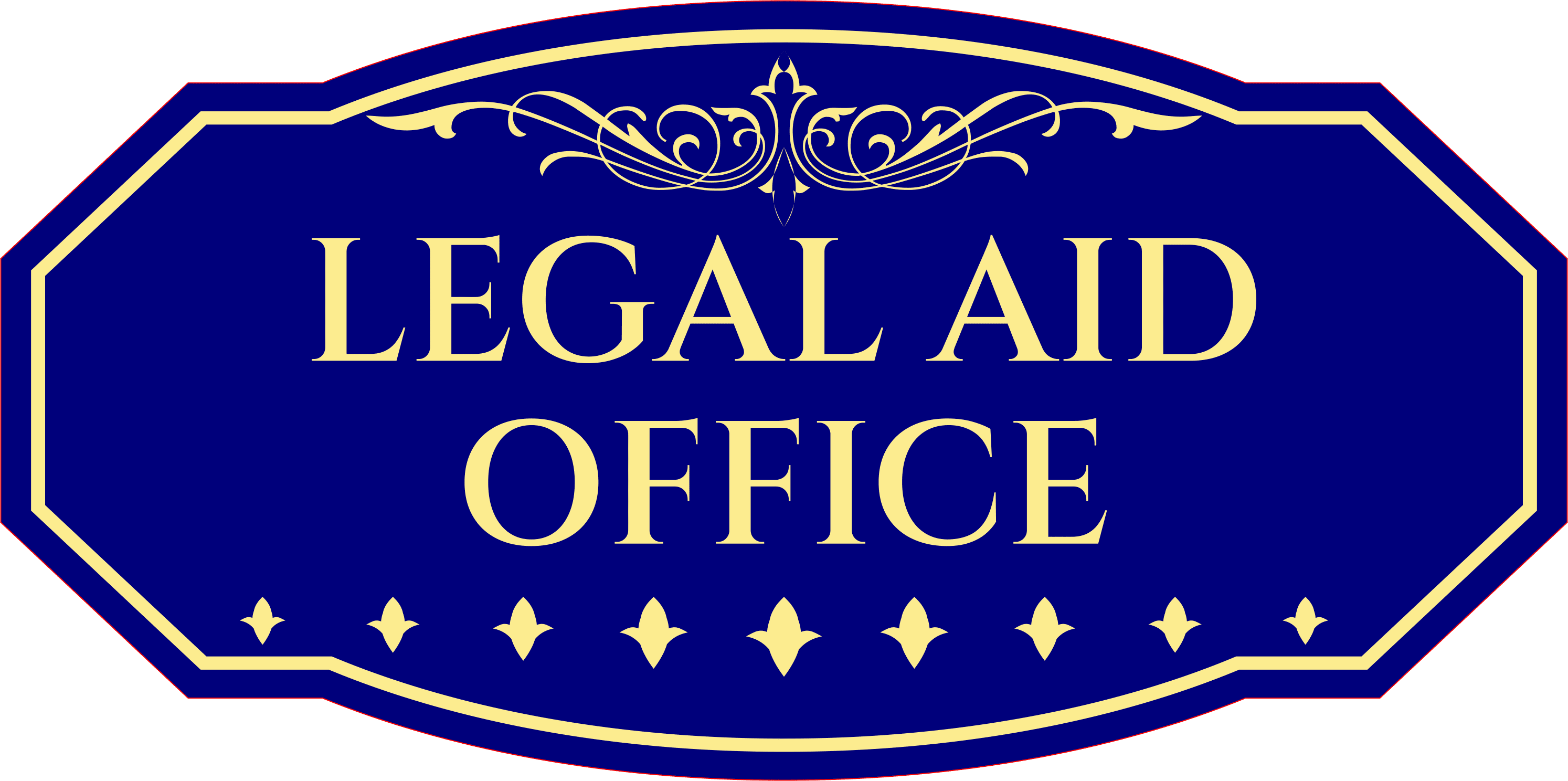 Victorian Plus Legal Aid Office Wall or Door Sign - Blue | Legal and ...