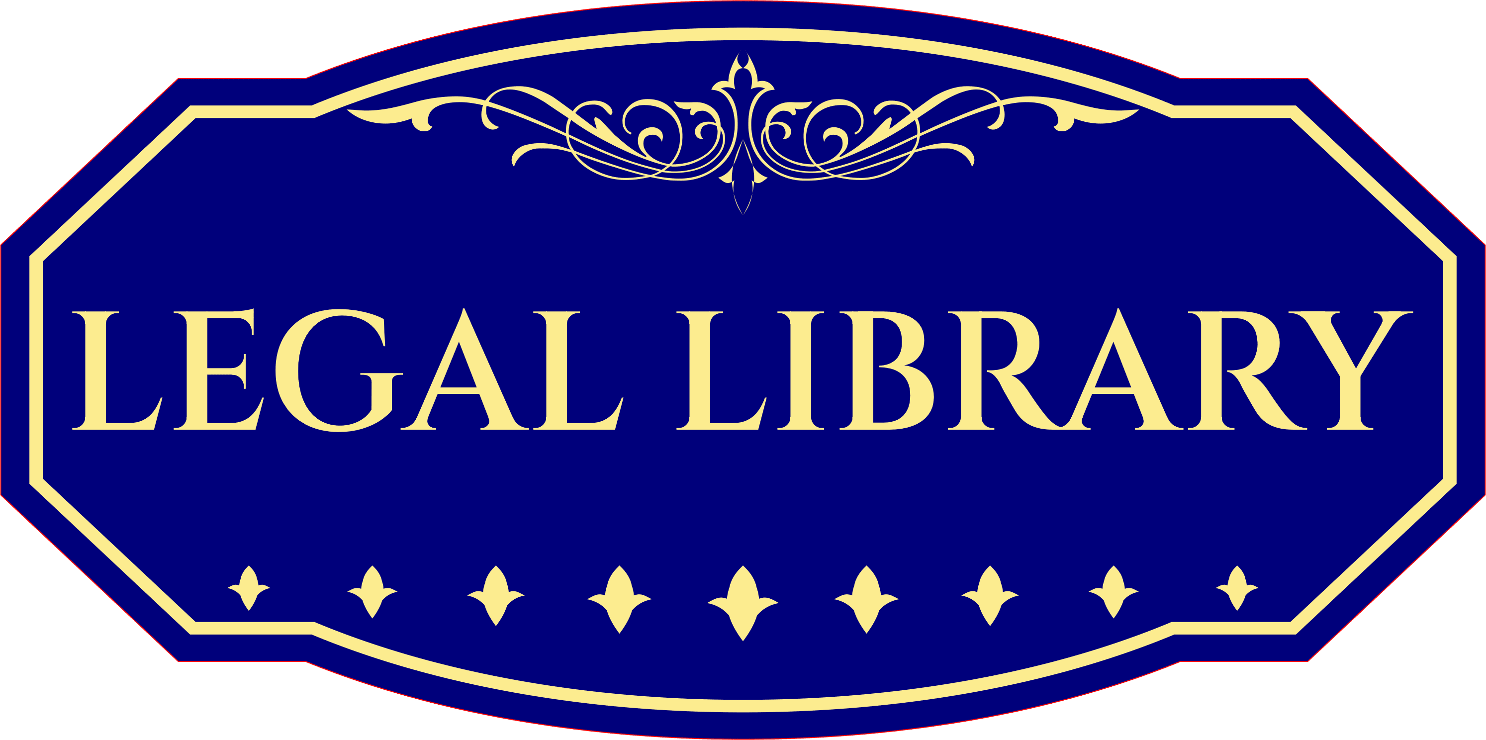 Victorian Plus Legal Library Wall or Door Sign - Blue | Legal and ...