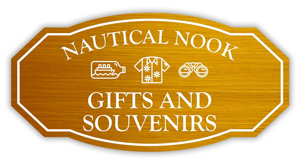 Victorian Plus Nautical Nook – Gifts and Souvenirs Wall or Door Sign ...