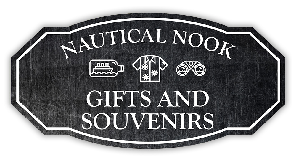 Victorian Plus Nautical Nook – Gifts and Souvenirs Wall or Door Sign ...