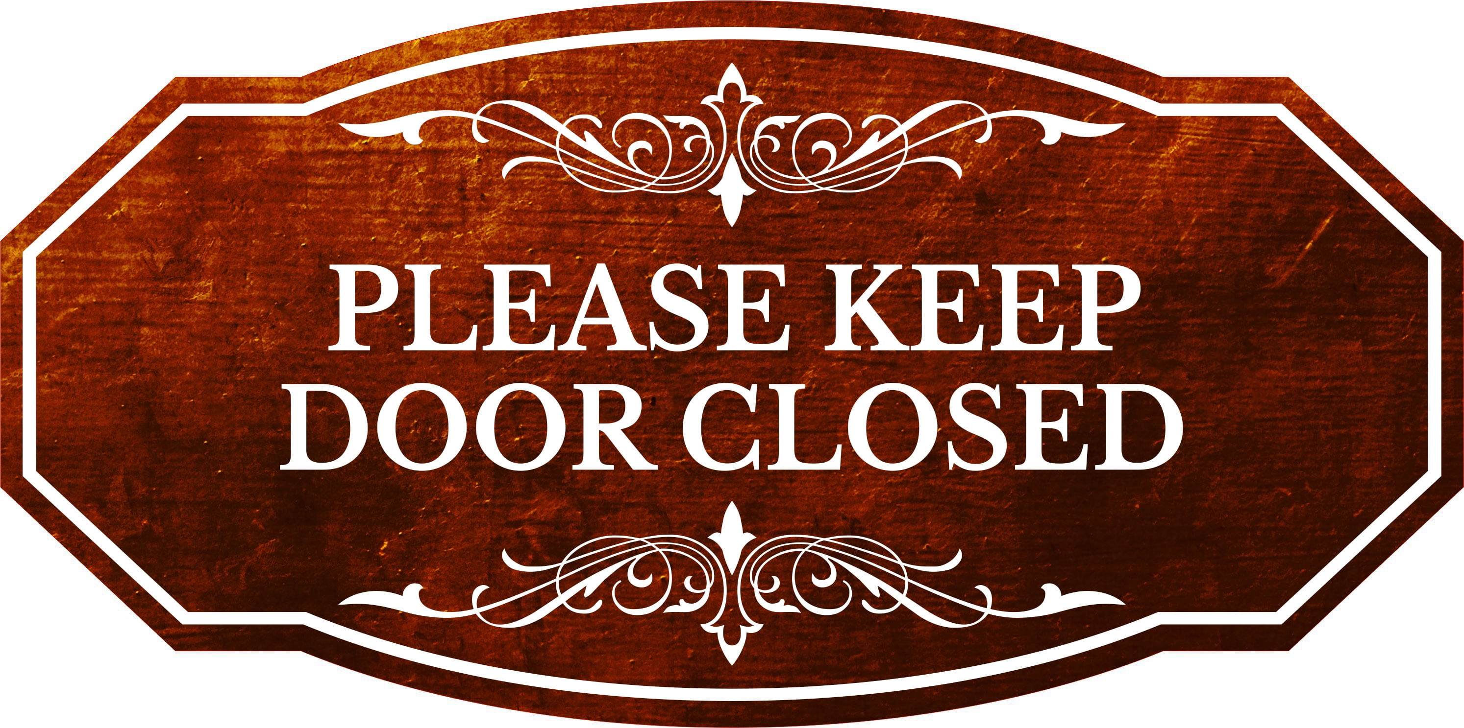 Victorian Plus Please Keep Door Closed Wall or Door Sign | Business and ...