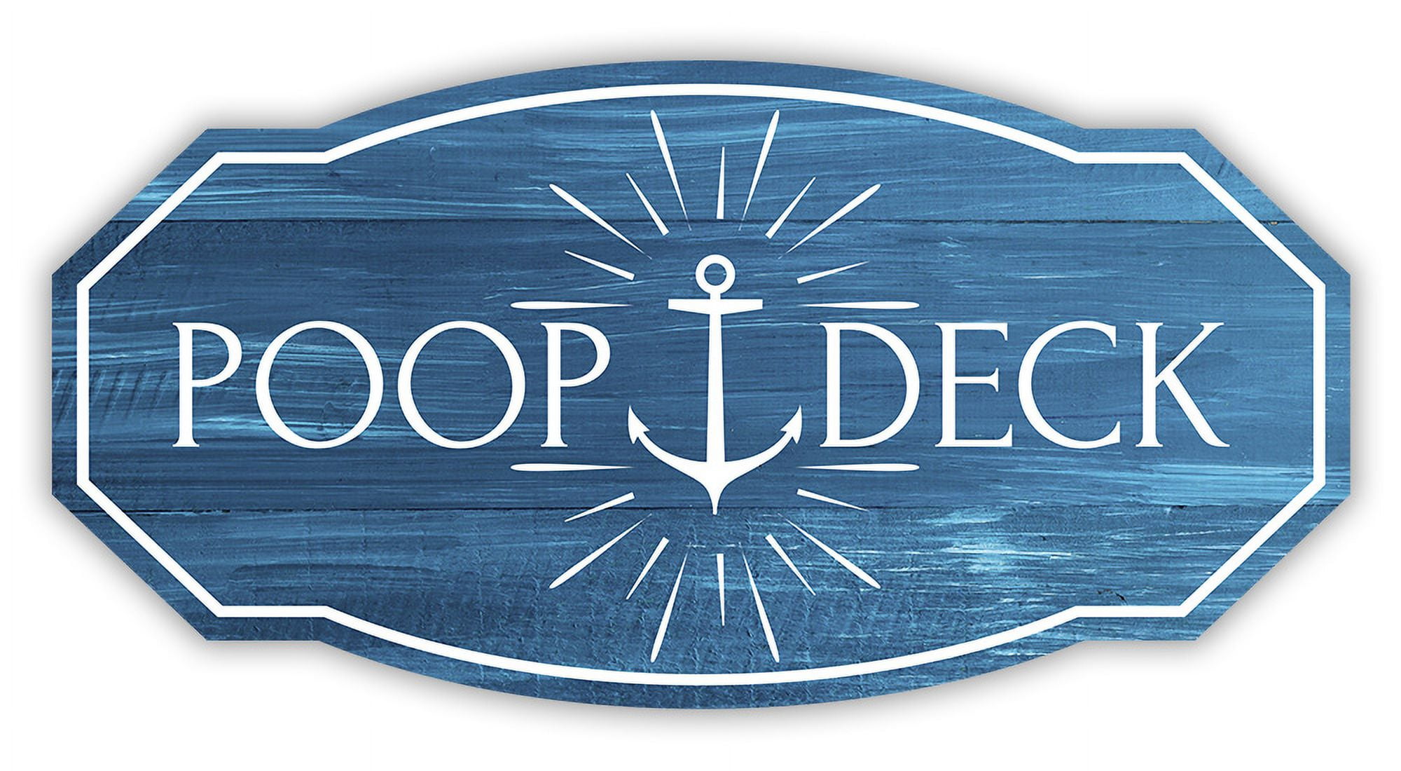 Victorian Plus Poop Deck Wall or Door Sign | Easy Installation ...