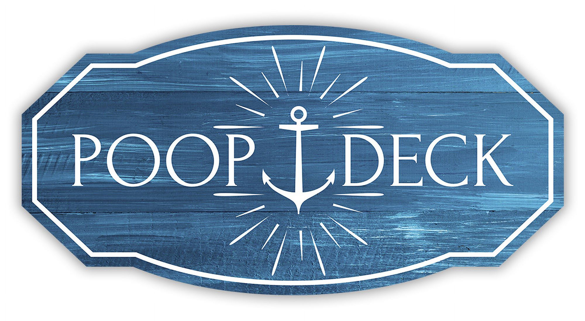 Victorian Plus Poop Deck Wall or Door Sign | Easy Installation ...