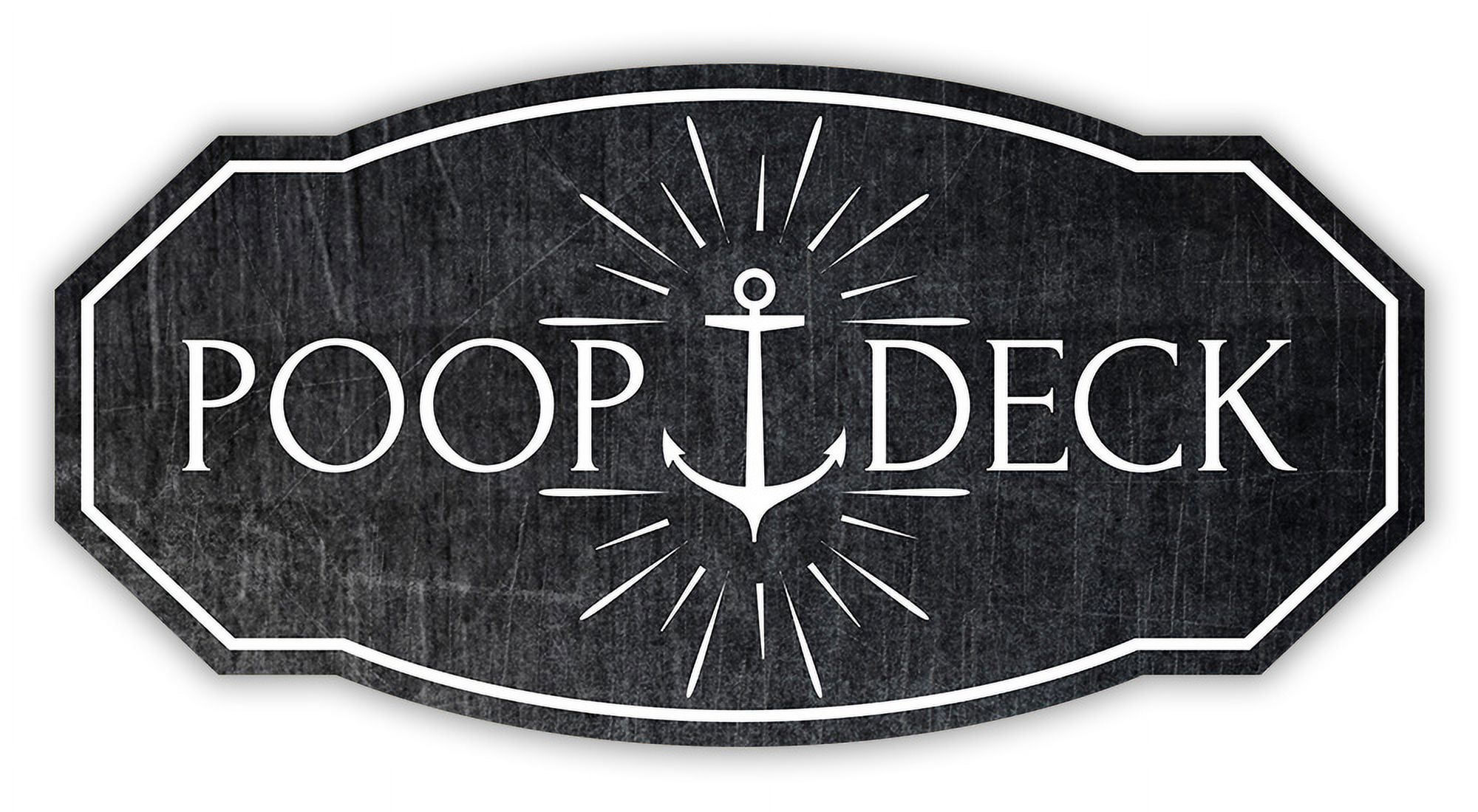 Victorian Plus Poop Deck Wall or Door Sign | Easy Installation ...