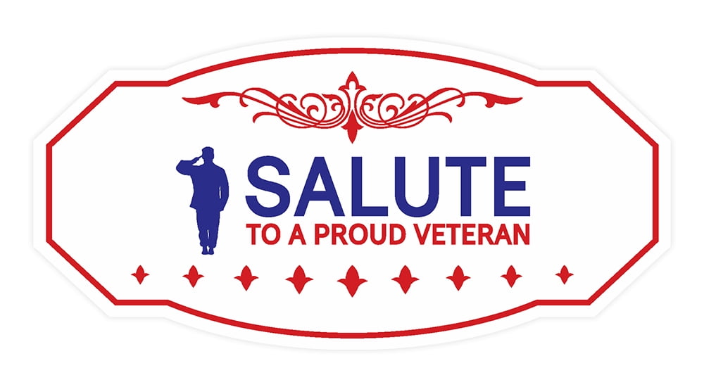 Victorian Plus Salute to a Proud Veteran Wall or Door Sign| Easy ...