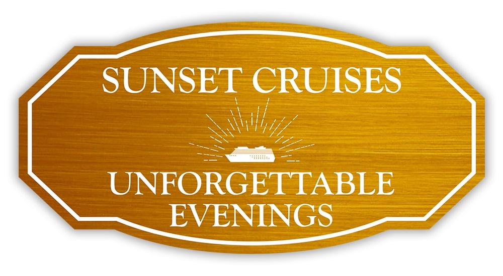 Victorian Plus Sunset Cruises – Unforgettable Evenings Wall or Door ...