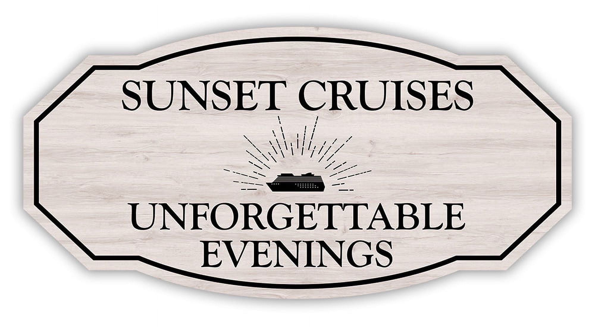 Victorian Plus Sunset Cruises – Unforgettable Evenings Wall or Door ...