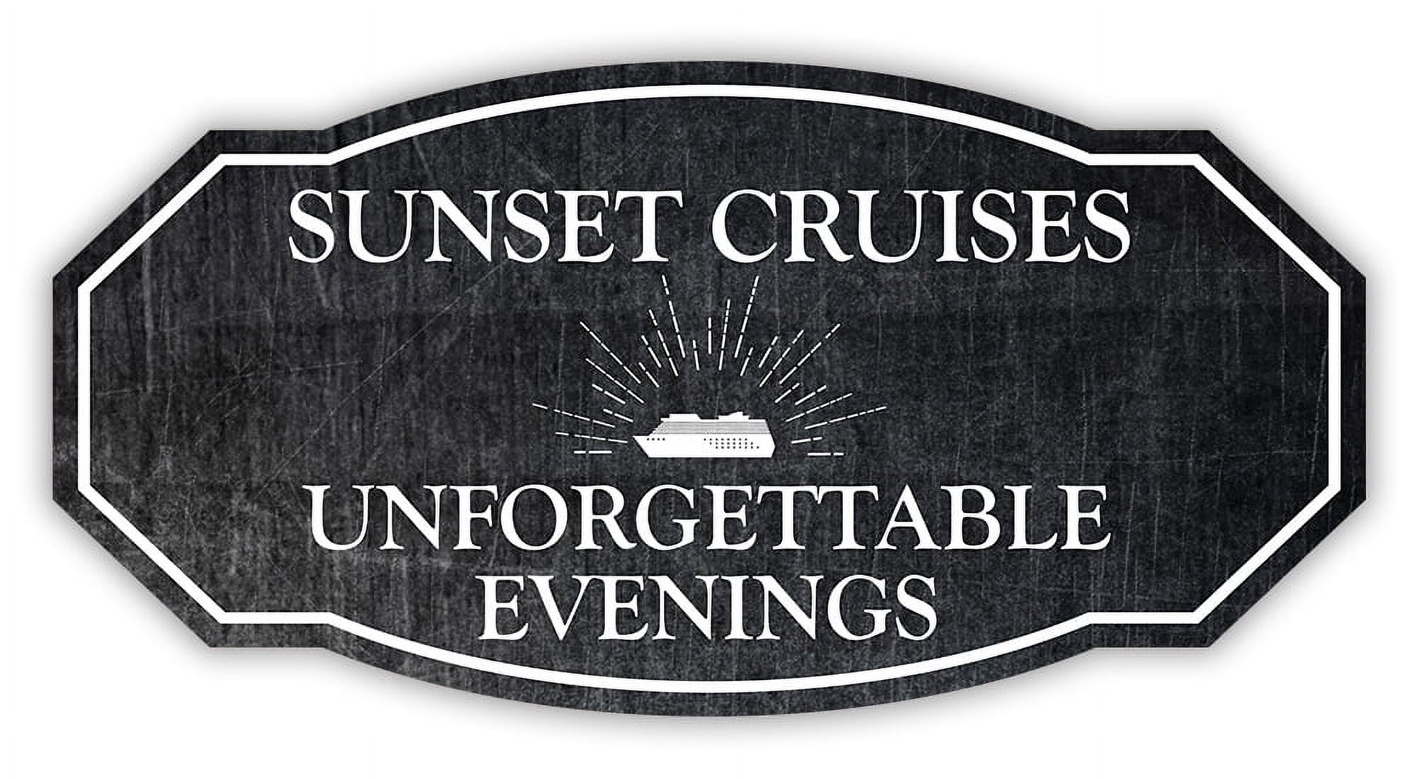 Victorian Plus Sunset Cruises – Unforgettable Evenings Wall or Door ...