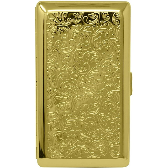 Victorian Print Metal-Plated Cigarette Case (Full Pack - 120s Size ...