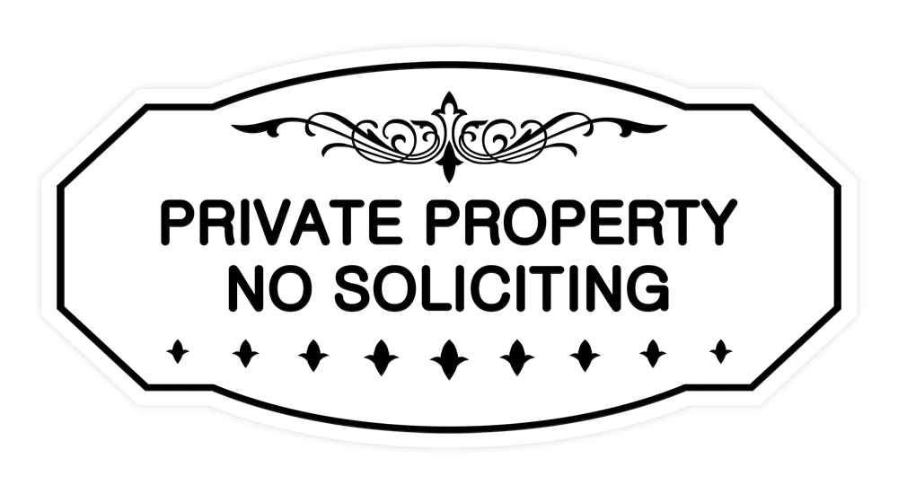 No Handbills Or Solicitors Sign - Walmart.com