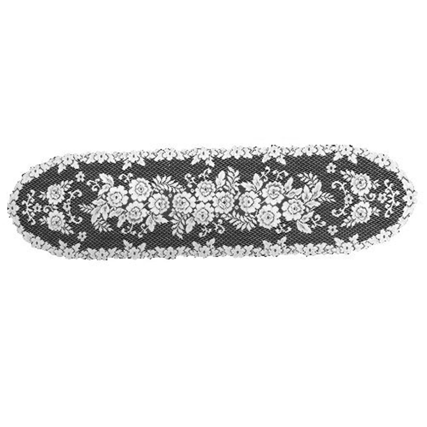 Heritage Lace VR-1354W 13 x 54 in. Victorian Rose Runner - Walmart.com