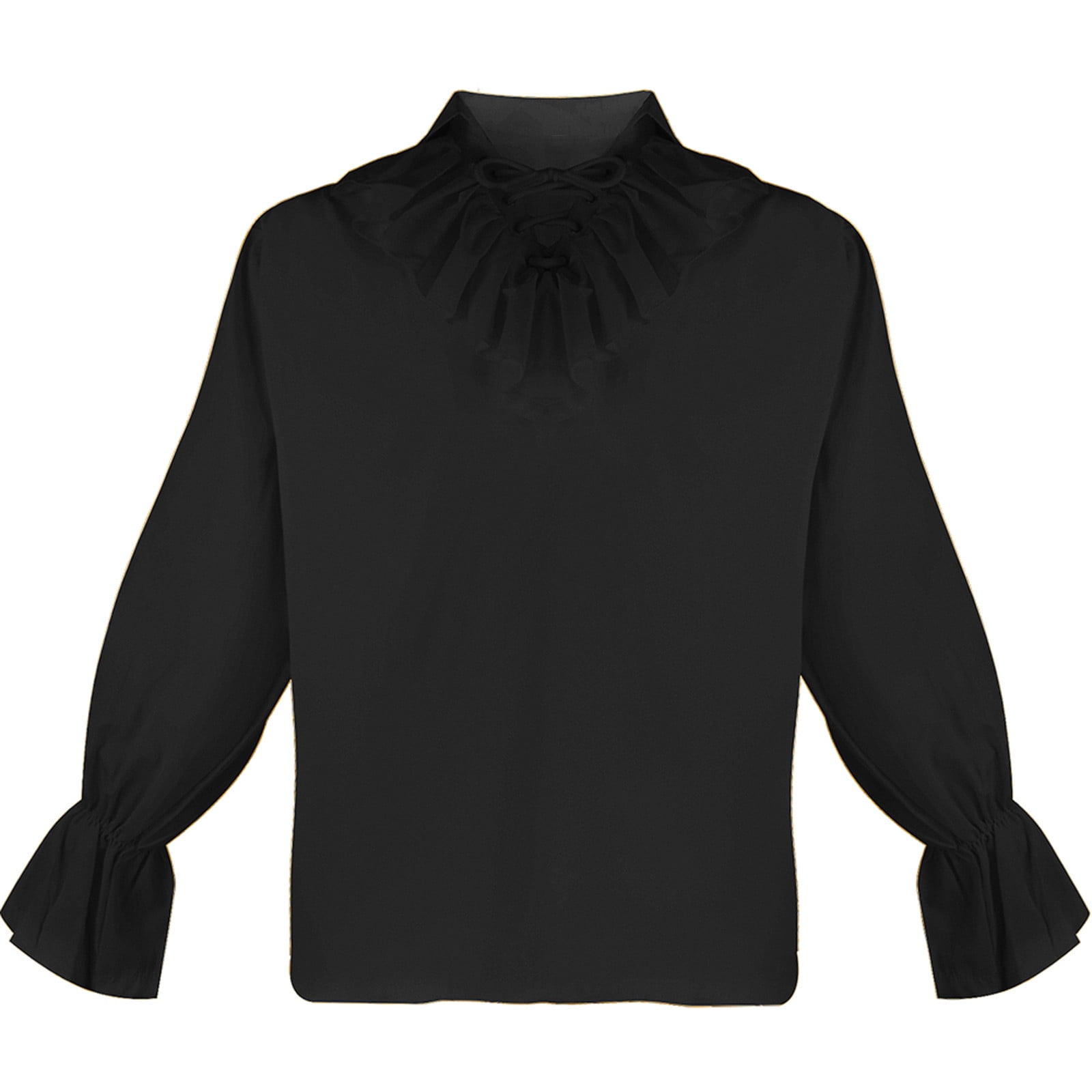 Victorian Ruffled Blouse Mens Vintage Medieval Shirts Gothic ...