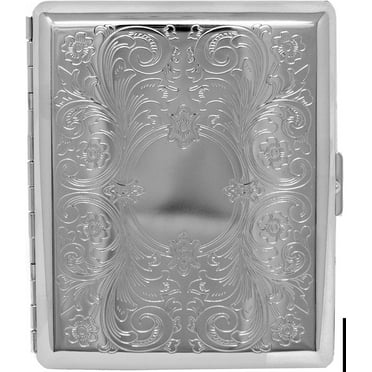 Victorian Print Metal-Plated Cigarette Case (Full Pack - 120s Size ...