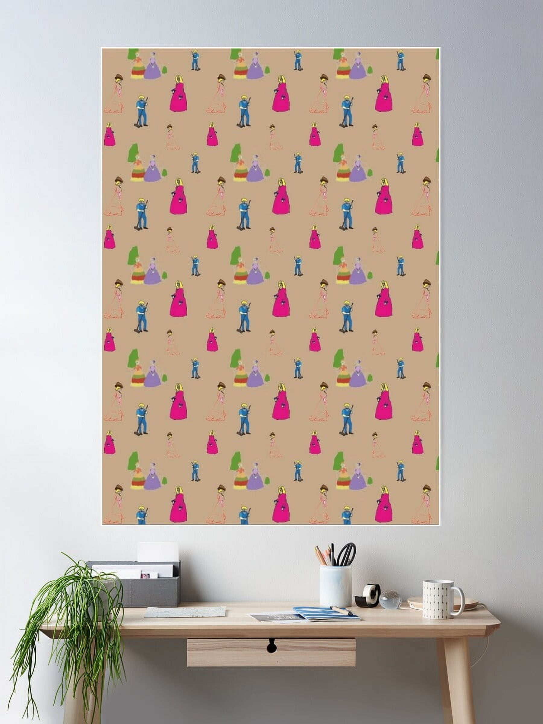 Victorian Style Poster Wall Art, Modern Wall Decor For Living Room ...