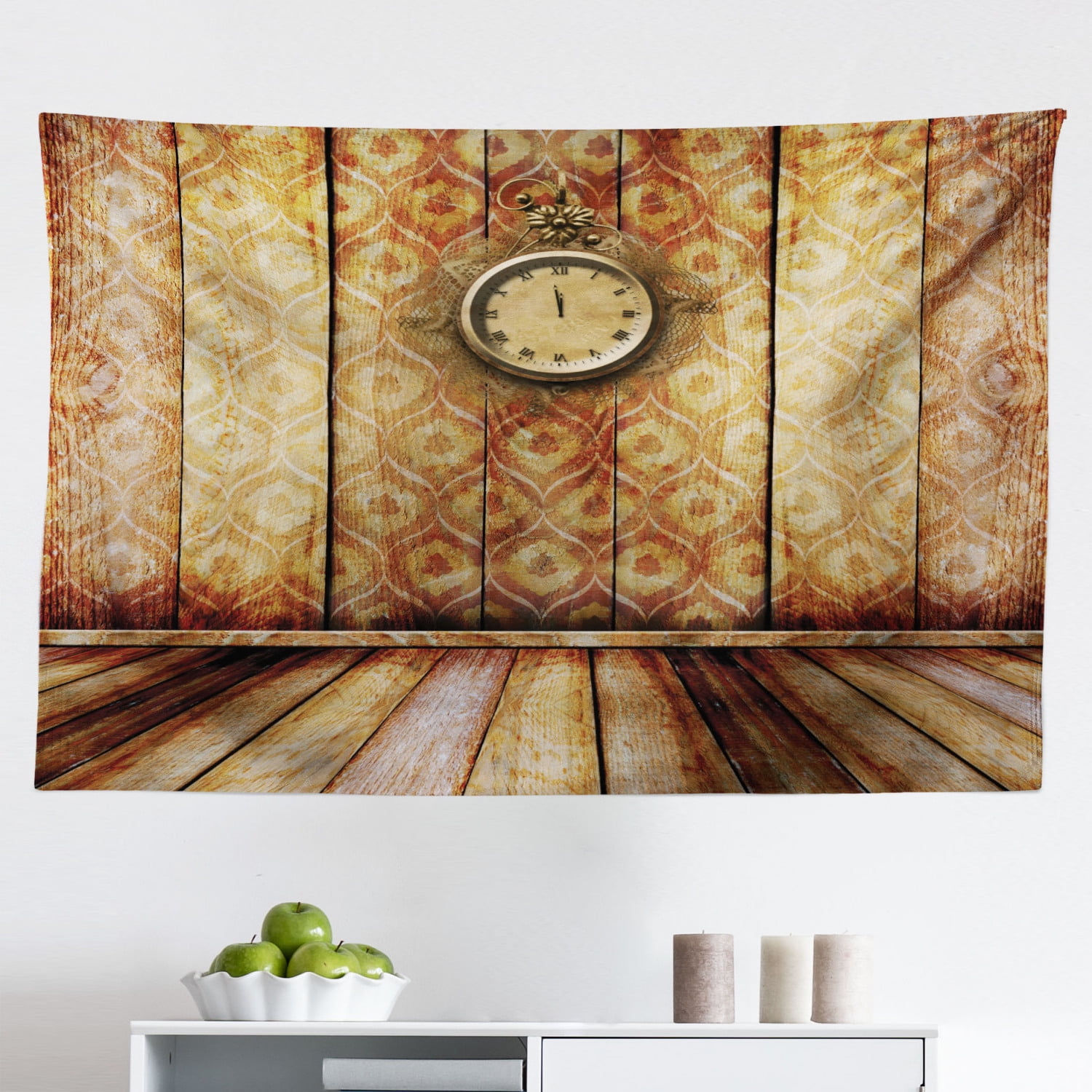 Victorian Tapestry, Art with Roses Ornamental Frame Image Nostalgic ...