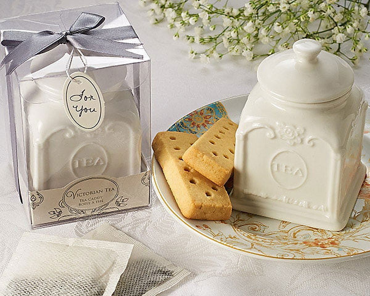 Victorian Tea Porcelain Tea Caddy - Walmart.com
