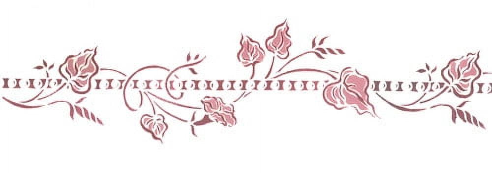 Victorian Toile Border Wall Stencil - DEE236 by DeeSigns - Walmart.com