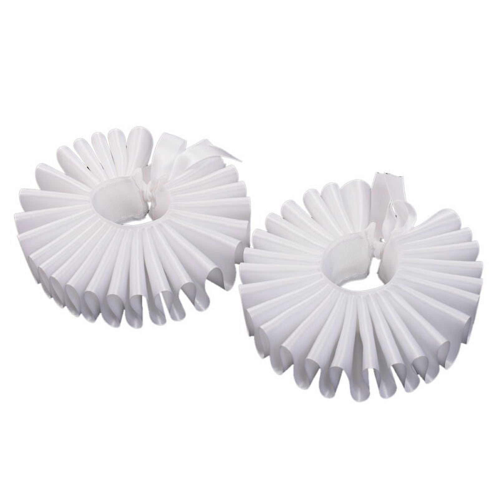 Victorian Unisex Ruffle Wrist Cuffs Wristband Renaissance Cosplay Props ...